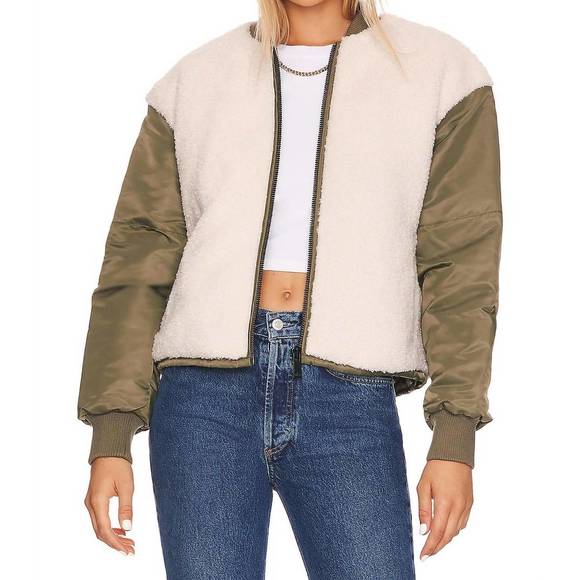 Astr | Jackets & Coats | New Astr Tegan Jacket In Oliveivory | Poshmark